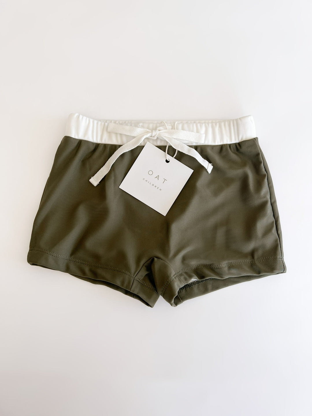 Euro Style Swim Trunks - Olive – Oat Co