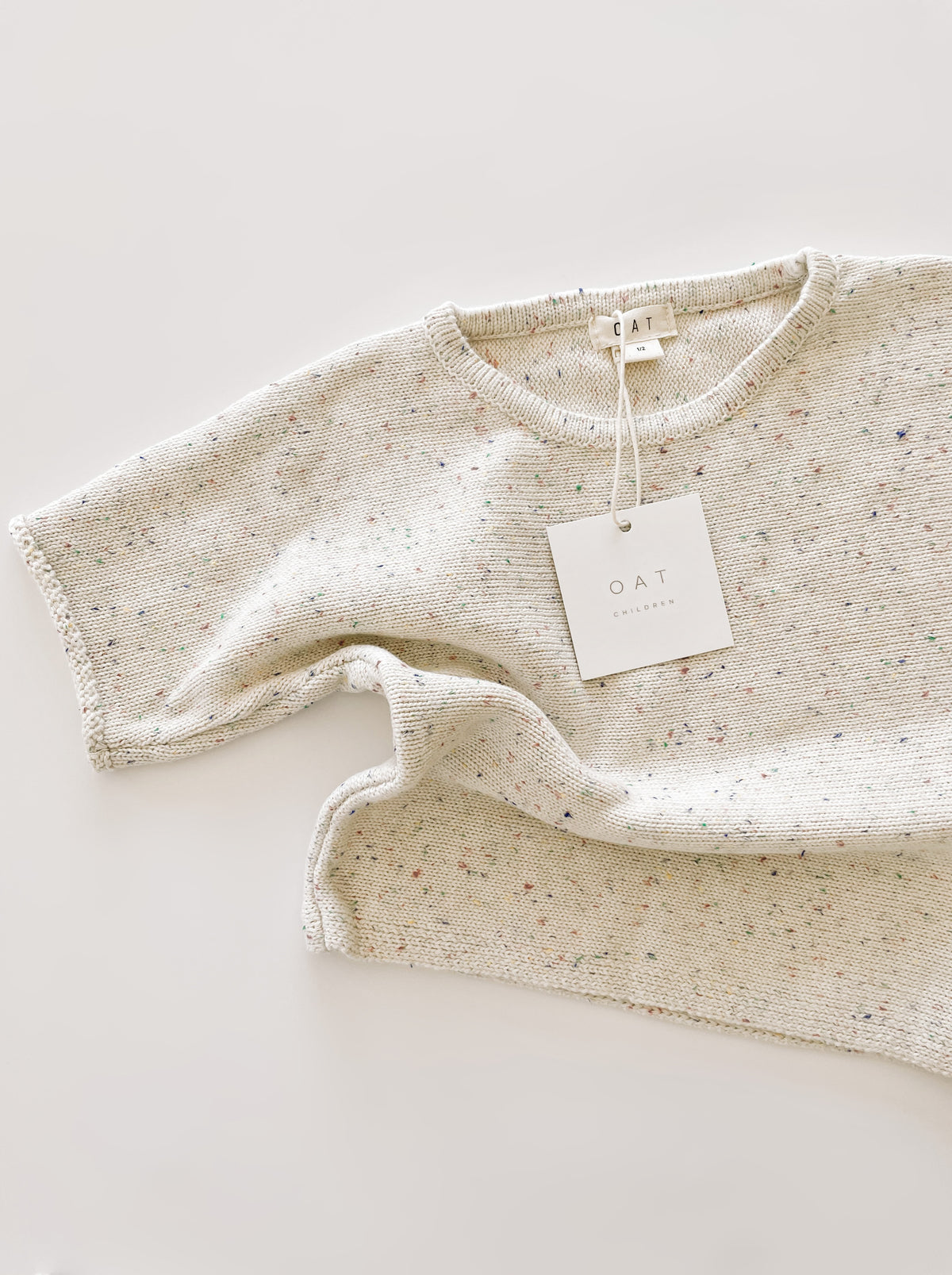 Sprinkle Oversized Knit Tee – Oat Co