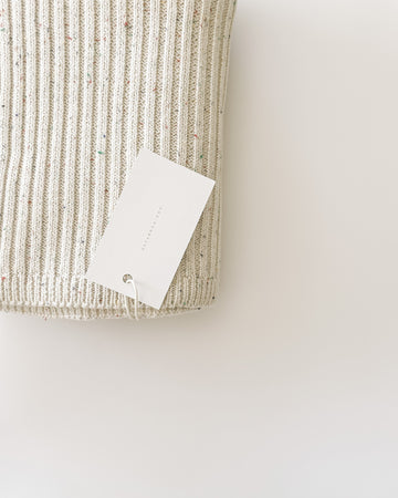 Sprinkle Knit Ribbed Blanket – Oat Co