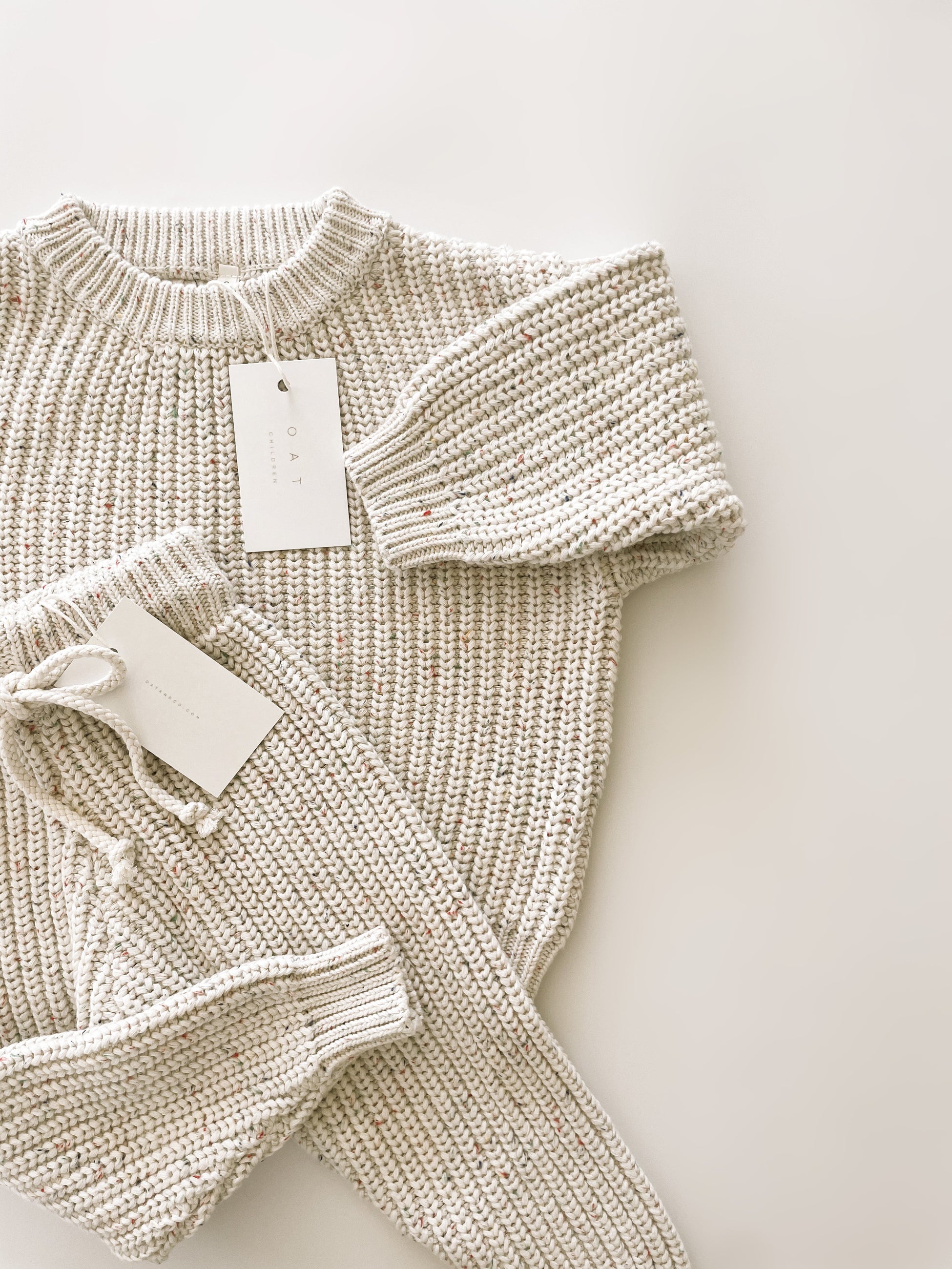 ‘Sprinkle Knit’ Chunky Sweater – Oat Co