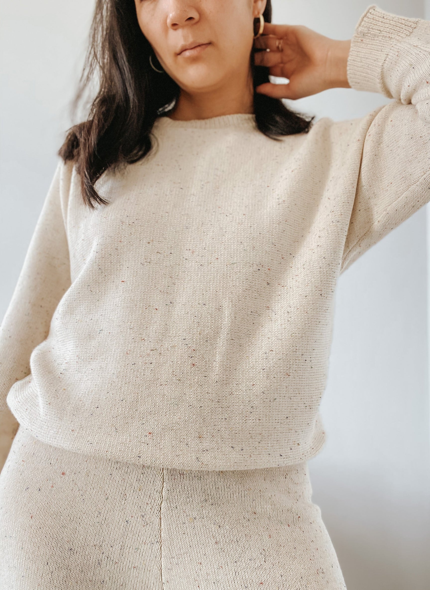 Women’s Sprinkle Knit Sweater – Oat Co